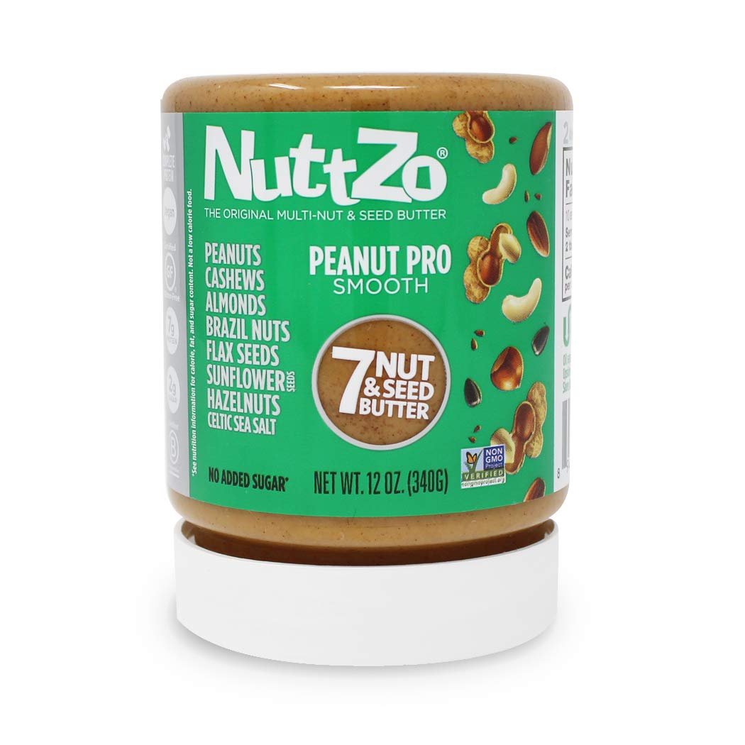 Amazon.com : NuttZo Natural Smooth Peanut Pro Seven Nut & Seed Butter ...