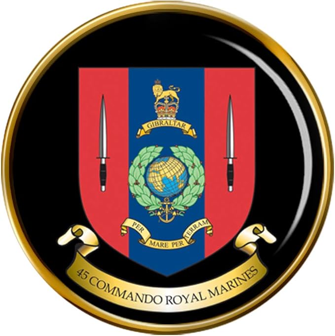 45 Commando Royal Marines Pin Badge: Amazon.co.uk: Clothing