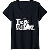 Amazon.com: The Goatfather - Goat Owner Animal Farmer Rancher Farming T ...