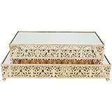 Amazon.com | America Retold White Enamel Cake Stands, Set of 3: White ...