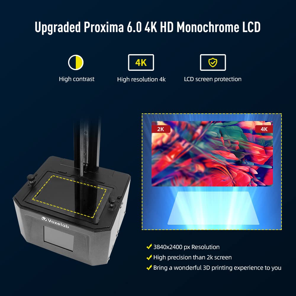 Mua Voxelab Proxima 4K, Resin 3D Printer with 6.08" Monochrome Screen ...