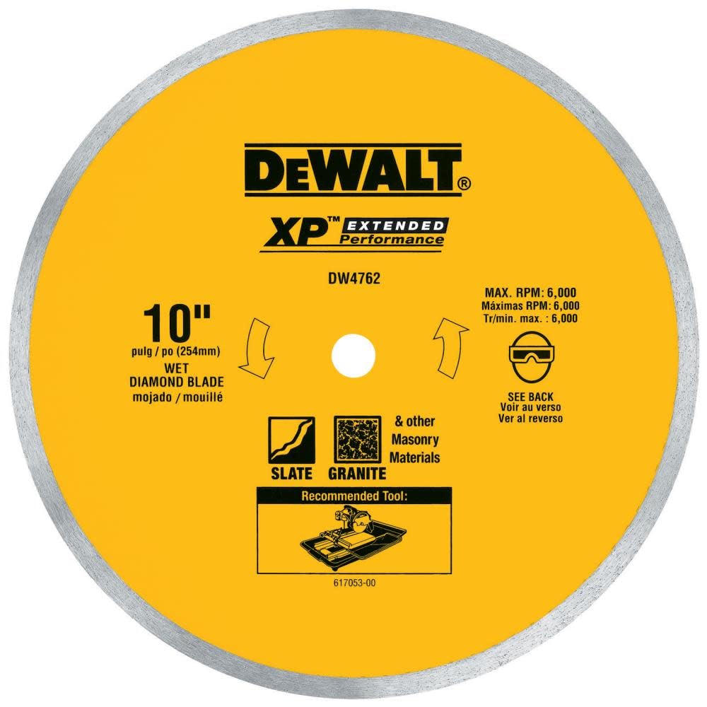 Mua DEWALT Diamond Blade for Porcelain or Tile, Wet Cutting, Continuous ...