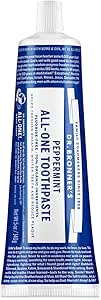 Amazon.com : Dr. Bronner’s - All-One Toothpaste (Peppermint, 5 Ounce ...