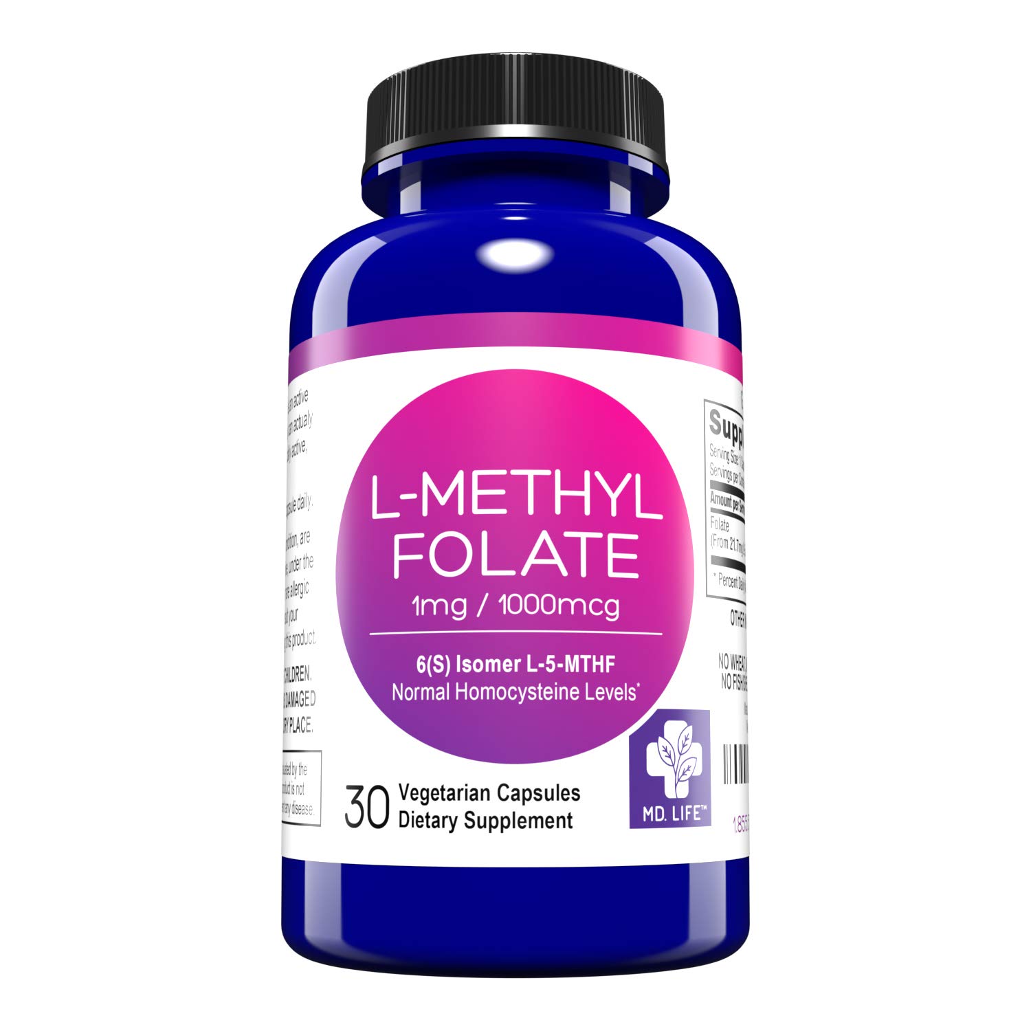 Mua MD Life L Methylfolate 1mg - Professional-Grade Active Methylfolate ...