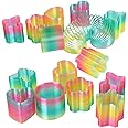 Amazon.com: Liberty Imports 24 PCS Mini Rainbow Magic Springs Multi ...