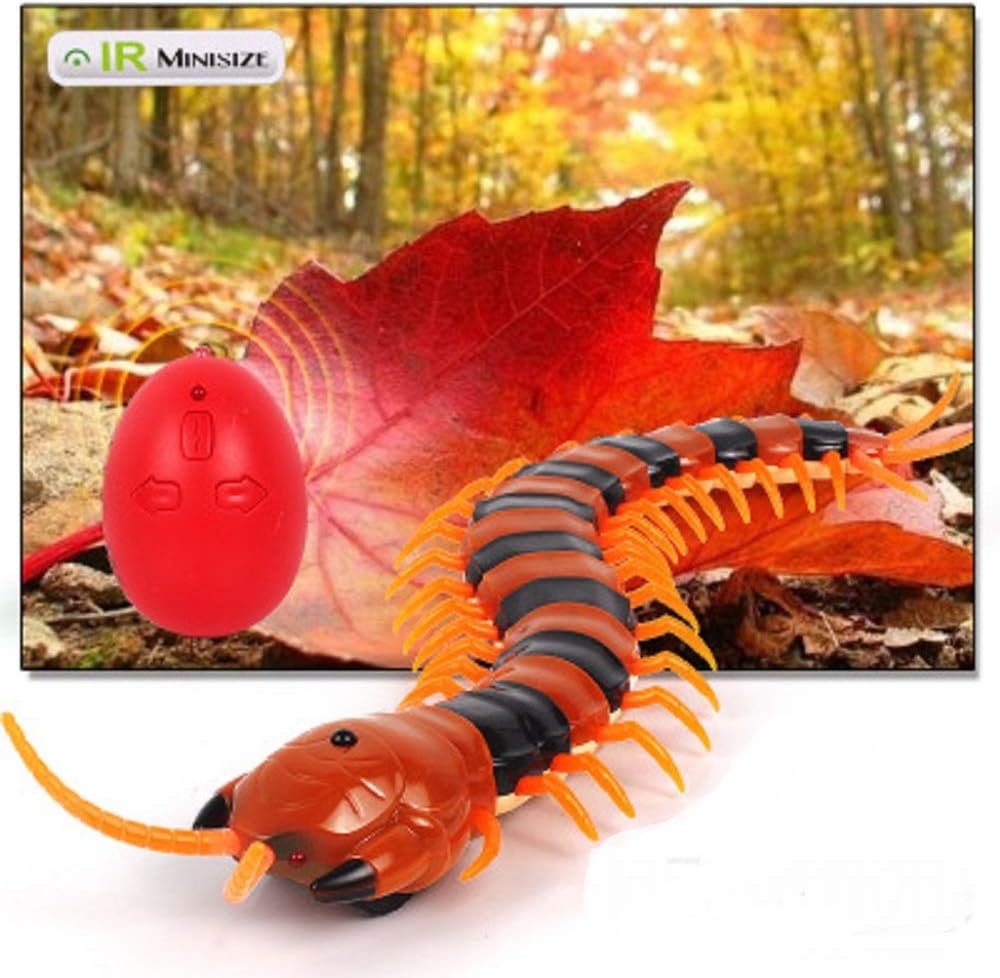 Baoer RC Simulation Centipede Insect Rechargeable Model Toy USB ...