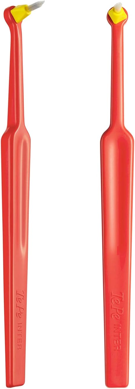 TePe Interspace Soft Angled Toothbrush with pointed tuft for precise ...