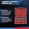 Neiko 03324A Crowfoot Wrench Set 1/2" and 3/8” Drive, 15 Piece, Metric ...