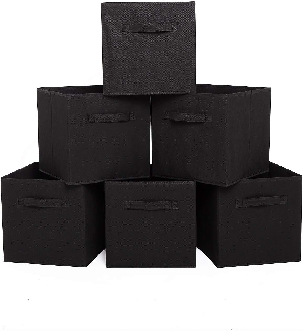 Malin-System - große Faltbare Aufbewahrungsboxen 6er-Set (28x28x28cm ...