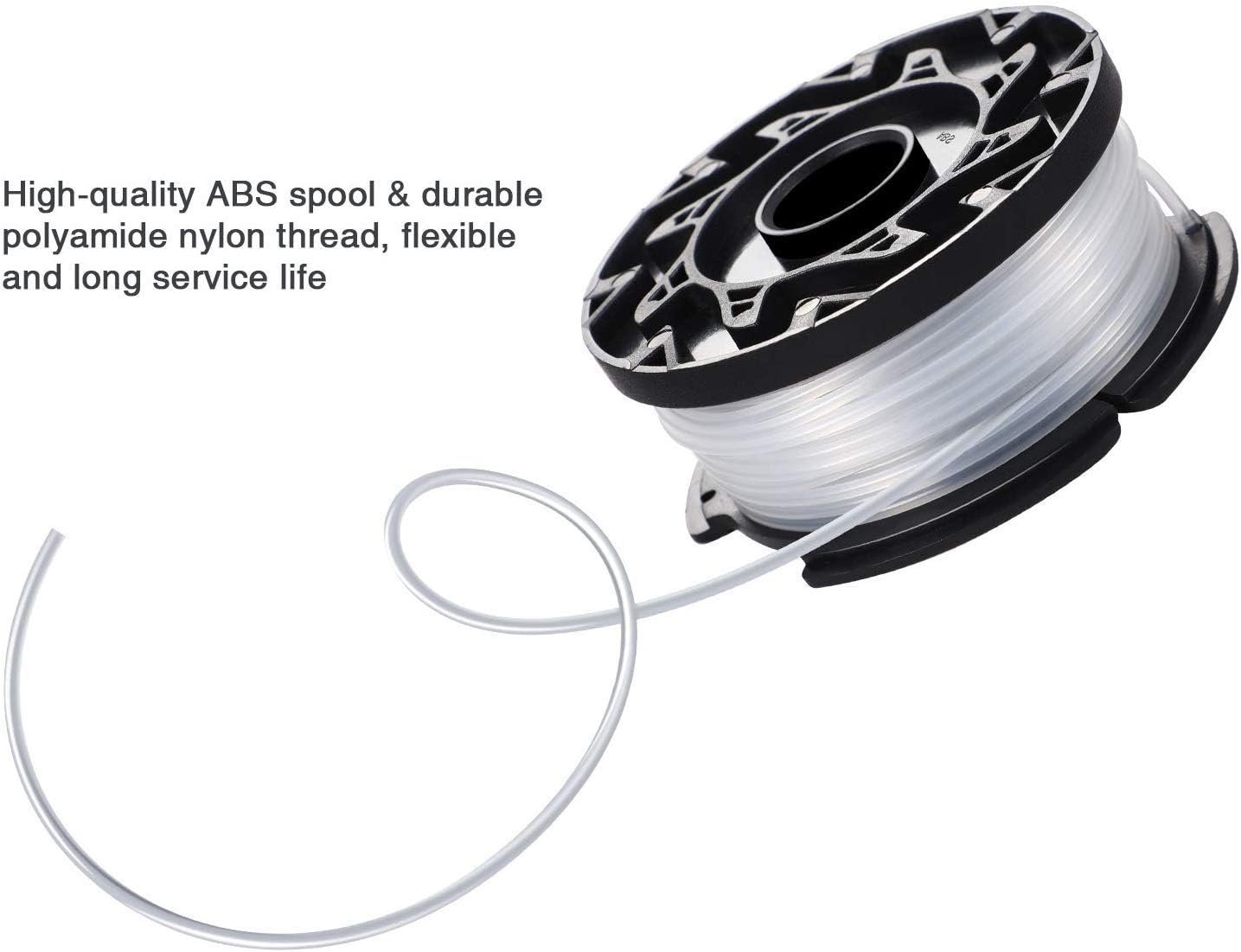Amacoam Spool and Line for Black and Decker Trimmer Replacement String ...