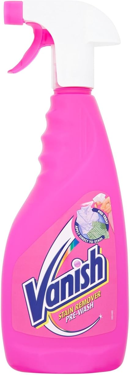 6 x Vanish Stain Remover Pre-Wash Spray 500ml: Amazon.co.uk: Health ...