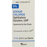 Amazon.com: Rugby Sodium Chloride Ophthalmic Solution Eye Drops 5% 15mL ...
