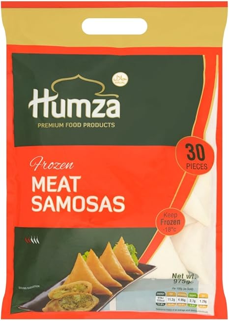 Humza Meat Samosas,(Frozen): Amazon.co.uk: Grocery