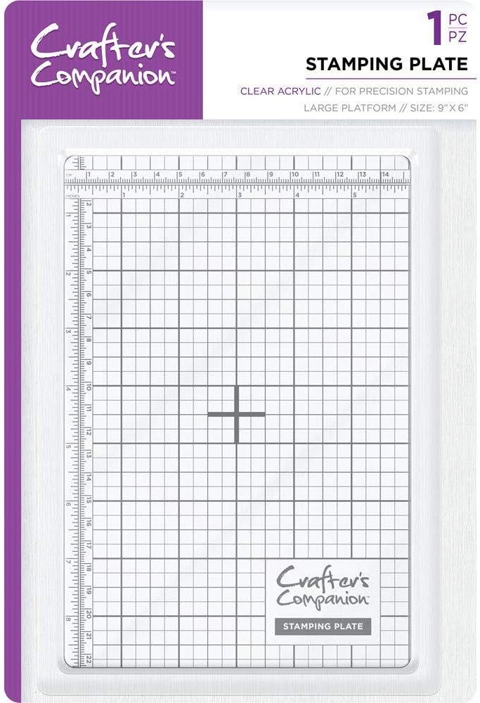 Amazon.com: Crafters Companion Stamping Platform 6"x 9", Multi