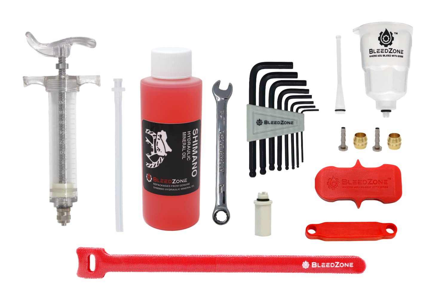 Mua Pro Bleed Kit for Shimano Hydraulic Road/Gravel Brakes with 120ml Mineral Oil and Tools trên ...