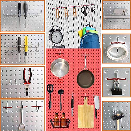 135PCS Pegboard Accessories Organizer Kit , Pegboard Attachment ...