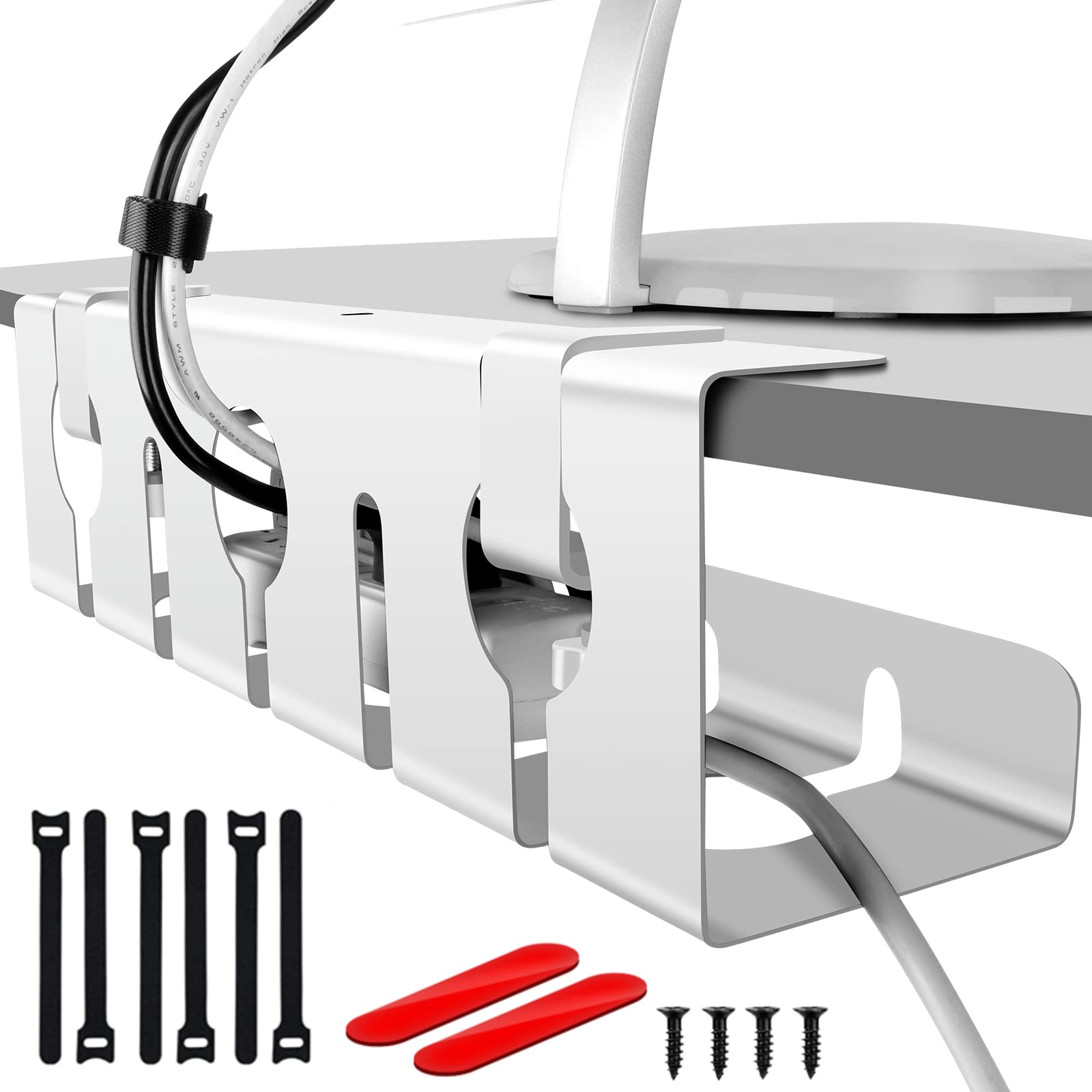 Mua Under Desk Cable Management Tray - No Damage to Desk, Perfect ...