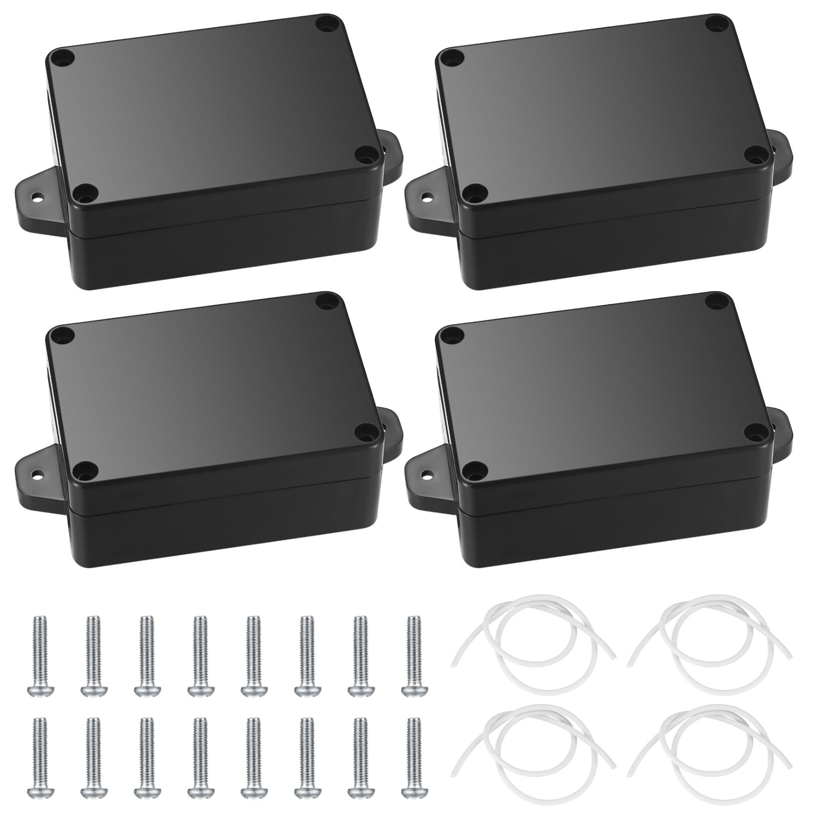 Project Box, 4pcs Junction Boxes, IP65 Waterproof Electrical Boxes, ABS ...