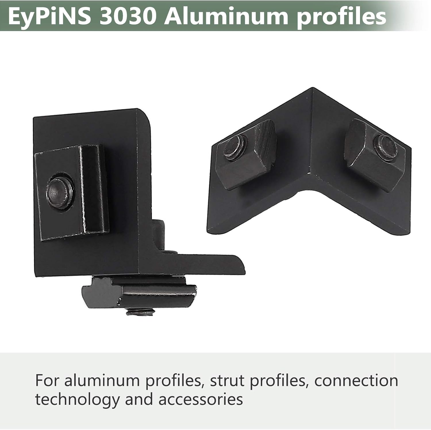 EYPINS 3030 3060 Aluminum Corner Braces Brackets Plates, 10pcs 90 ...