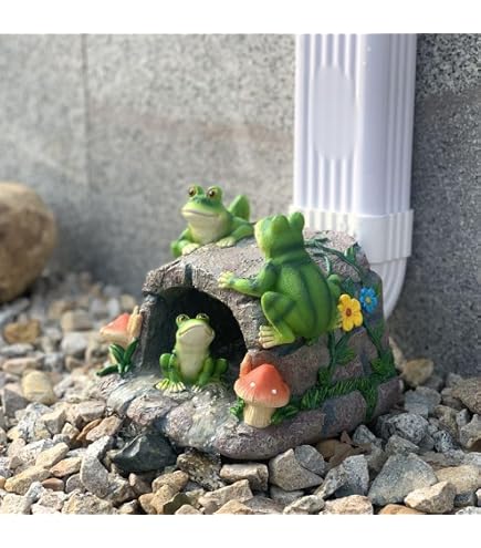 Adorafur Downspout Substitution Decorative Extension YardsBee Gnome ...