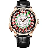 Amazon.com: Roulette Wheel Automatic Watches for Men, NH35A Movement ...