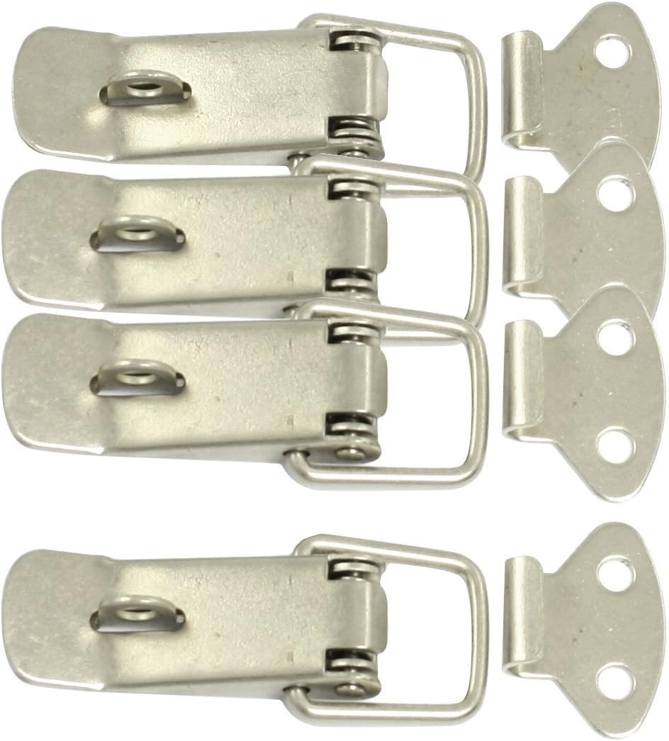 Atmneris Spring Loaded Toggle Latch Lock Cabinet Box Lock Hasps for ...