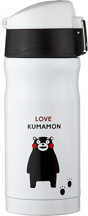 Amazon.co.jp : リビング 水筒 330ml くまモン 直飲み ワンタッチ オープン 真空断熱 ステンレス ボトル 保温 保冷 : ホーム＆キッチン