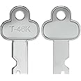 Amazon.com: 2pcs Trunk Lock Key T-46k T46 3815 3835 Antique Trunk Chest ...