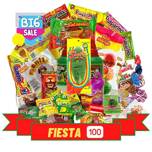 Las Posadas Mexican Candy Assortment – 100 PCs Mexican Candies – Spicy ...
