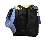 BAGedge 8 oz. Canvas Tote, Black, OS: Handbags: Amazon.com