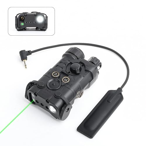 Airsoft Aiming Laser,Upgrade PEQ Box with IR Laser + Red/Green Laser ...