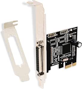 Amazon.com: LinksTek 1 Port PCI Express (PCIE) Parallel Host Controller Card-DB25 PCIE Parallel ...