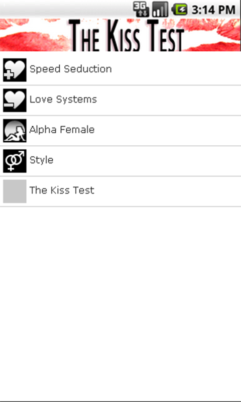 The Kiss Test:Amazon.com:Appstore for Android