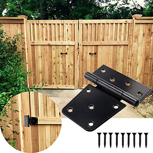 3.5inch Shed Hinges Door Hinges Square Barn Hinges Heavy Duty Gate ...