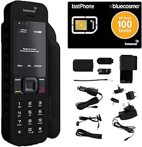 Amazon.com: BlueCosmo Inmarsat IsatPhone 2.1 Satellite Phone Kit & 100 ...