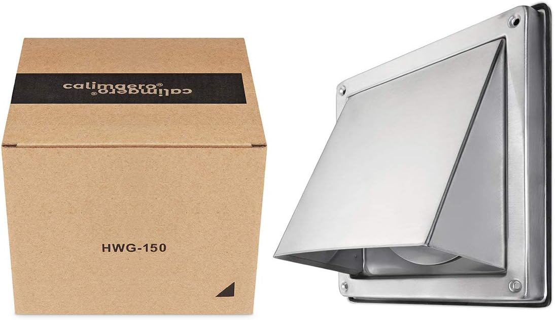 Klimapartner HWG 125 – Cowled External Extractor Wall Vent Cushioned ...