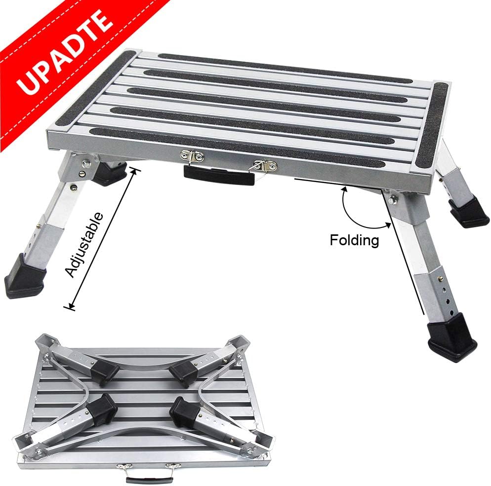 RV Parts & Accessories SUV Aluminum Folding Platform Steps RV Step ...