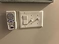 Wireless Light Switch Kit - Single Rocker Switch & 2 Relays - Battery ...