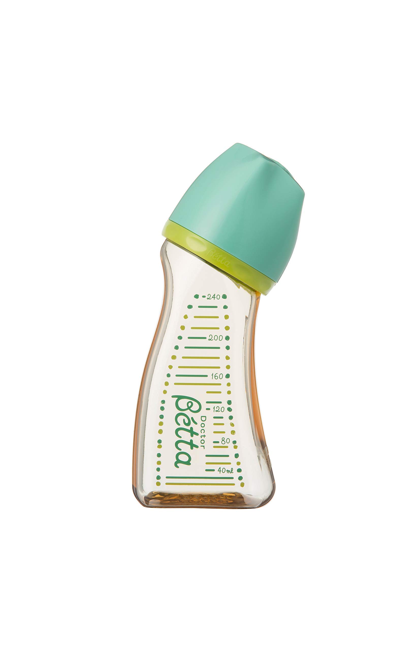 Mua Betta Dr. Betta Baby Bottle, Wide Mouth, WS2, Green, 8.5 fl oz (240 ml), 0 Months-Made by ...