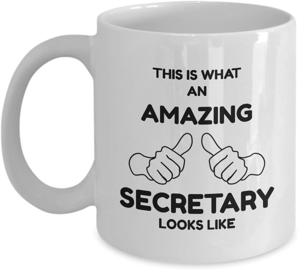 Amazon.com: Secretary Mug - This Is What An Amazing Secretary Looks ...
