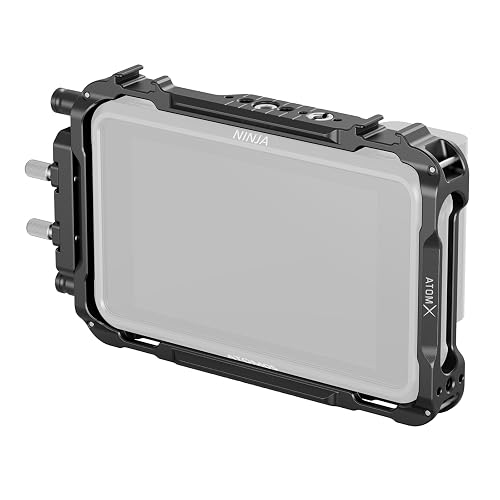 SMALLRIG Monitor Cage for Atomos Ninja V,Built-in NATO Rail and HDMI ...