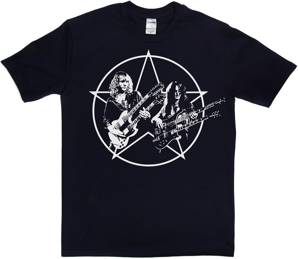 Geddy Lee & Alex Lifeson Prog Progressive Rock Music Tee T-Shirt (Navy ...