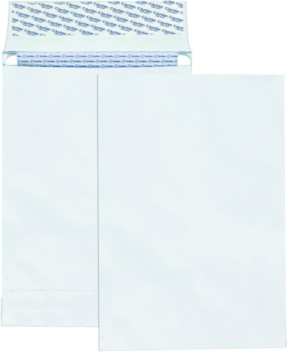 Amazon.com : Columbian Envelopes Security Envelope, Grip-Seal, Plain, 9 ...