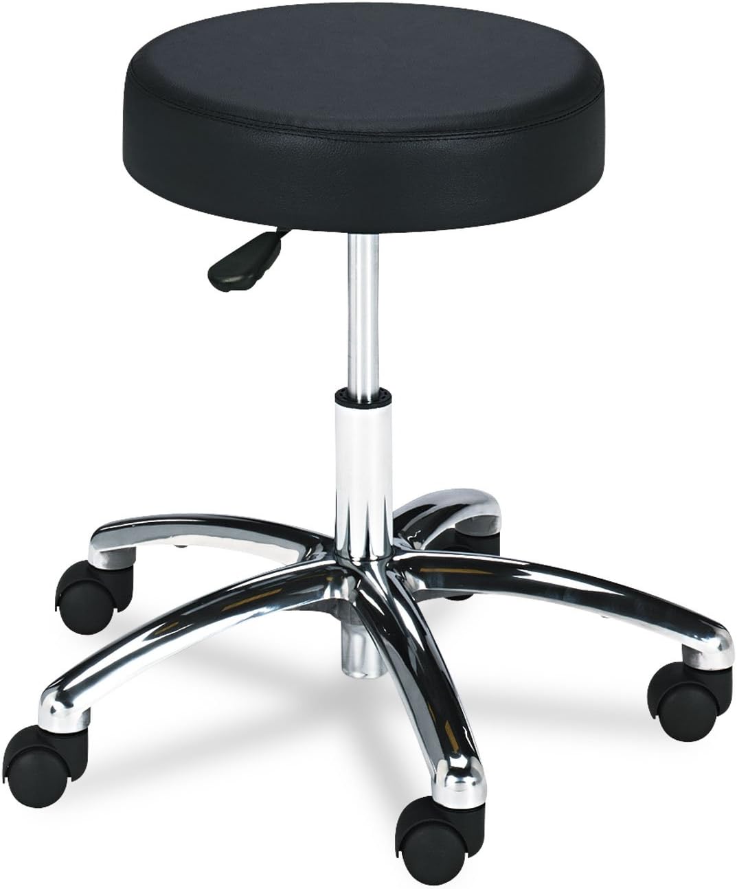Amazon.com: Pneumatic Lift Height-Adjustable Lab Stools, 17-22, Black ...