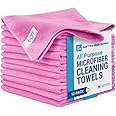 Amazon.com: Buff Microfiber Cleaning Cloth | Pink (12 Pack) | Size 16 ...