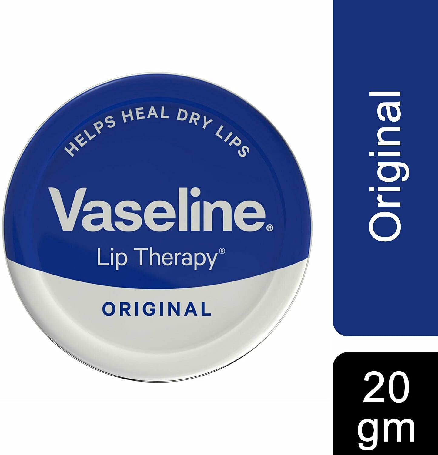 Vaseline Lip Balm Petroleum Jelly 20g Lip Therapy. Cocoa Butter, Aloe ...