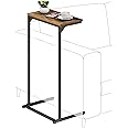 Amazon.com: TUTOTAK C Shaped End Table, Tv Tray, Small Side Table, 28.7 inch Tall Couch Table ...