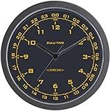 Amazon.com: Trintec 12 & 24 Hour Military Time Swl Zulu Time 24hr Wall ...