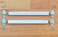 Amazon.com: TWO Kirsch FLAT SASH RODS for Top & Bottom Doors ...