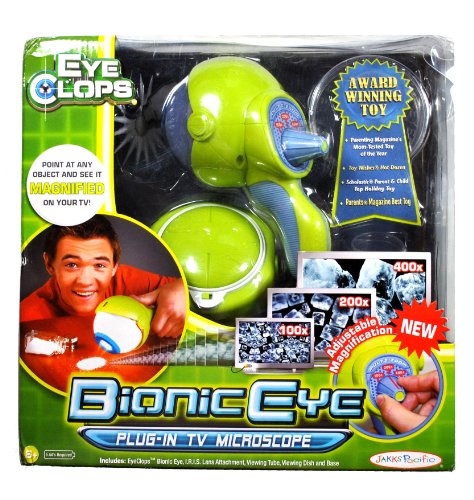 Jakks Pacific Year 2008 EyeClops Series Plug-In TV Microscope - Want It All